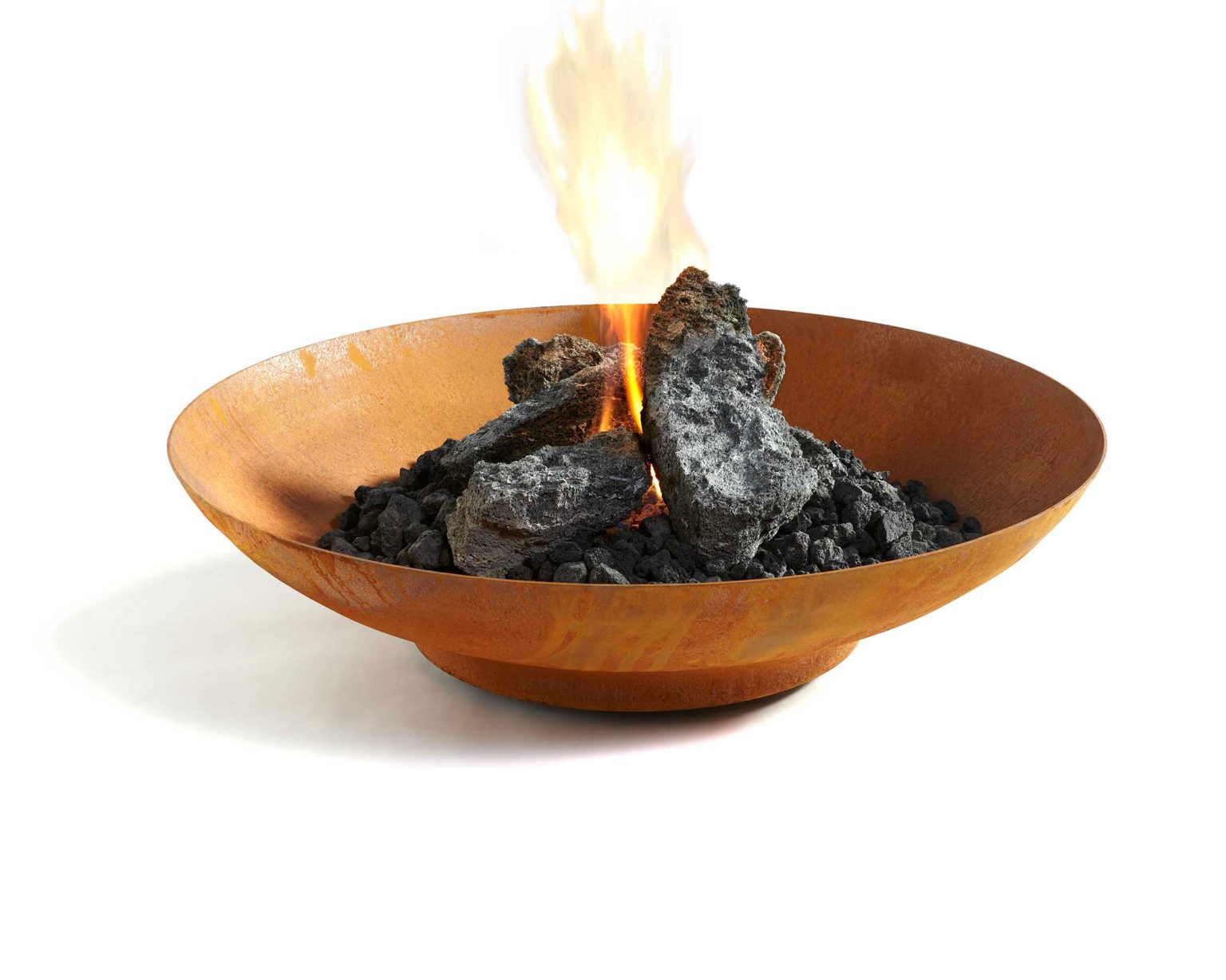 Corten Fire Bowl – Bol Modern Fire Pit | EU North America - Paloform