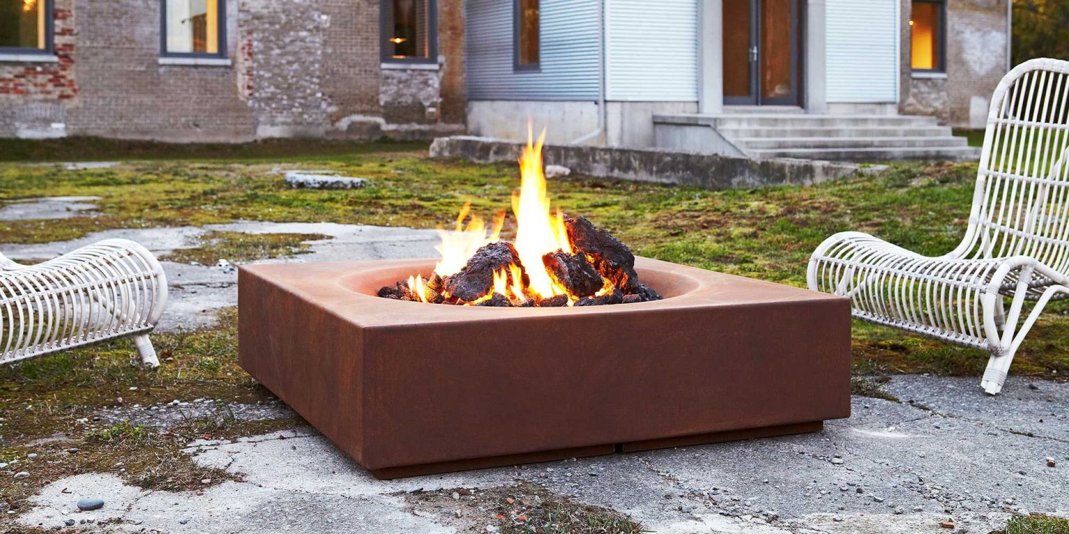 Corten Fire Pit - Caldera Outdoor Fire Pit | CSA CE UL Certified - Paloform