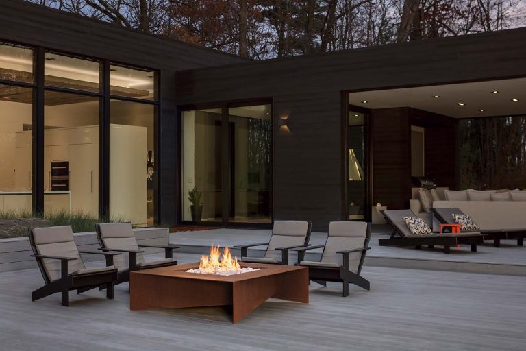 Modern Fire Table | Fold Outdoor Fire Pit | Paloform Global