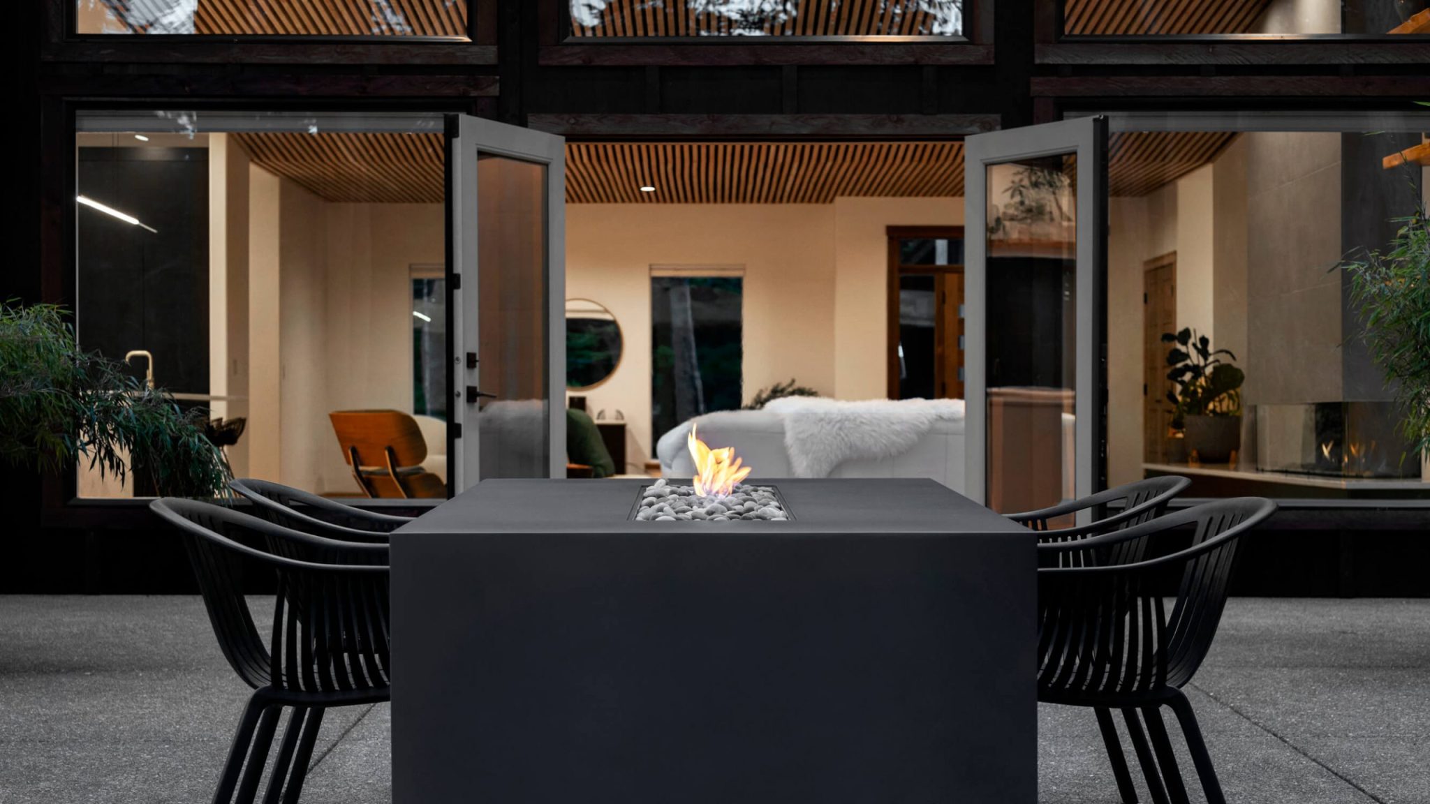 Nimbus Fire Pit Table | Modern Fire Table by Paloform US