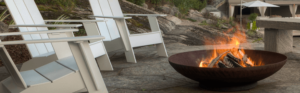 Bol Corten Fire Bowl | Modern Round Table | Paloform USA